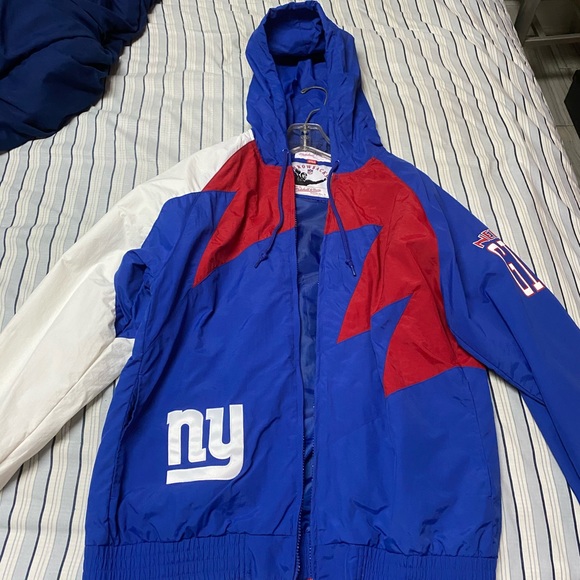Mitchell & Ness | Jackets & Coats | Shark Tooth Jacket New York Giants ...